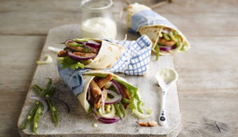 Saffraanrisotto met shiitake champignons en roodbaars filet - Kookpraatjes